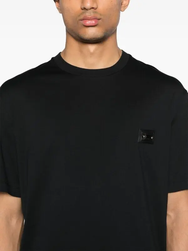 Neil Barrett Piercing-patch Cotton T-shirt