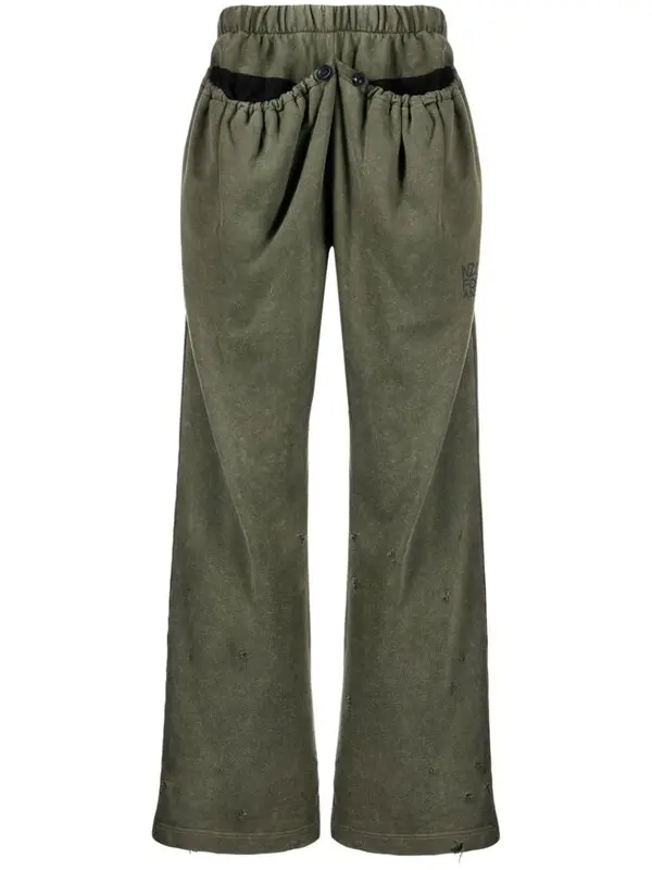Natasha zinko space sweat pants サイズS Natasha Zinko Drawstring-Pocket Track Pants - Green | Editorialist