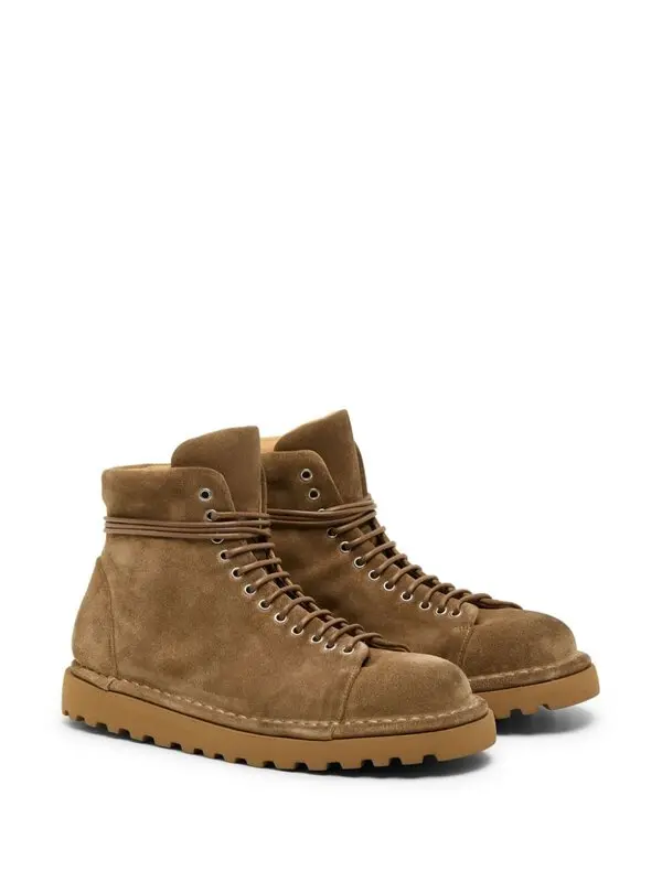 Marsèll Pallottola Suede Ankle Boots - Brown