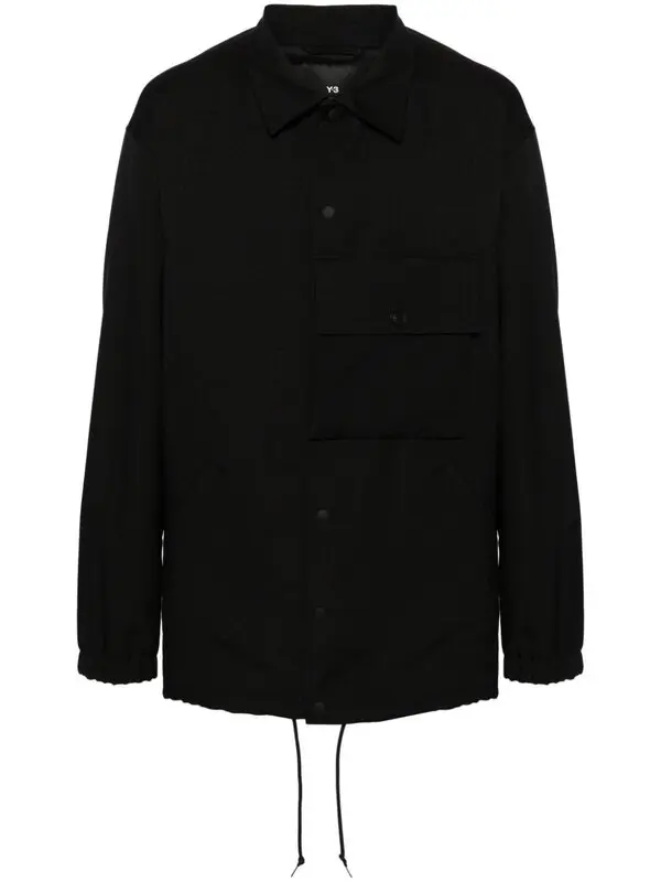 Y3 Sport Uniform Coach Shirt Jacket