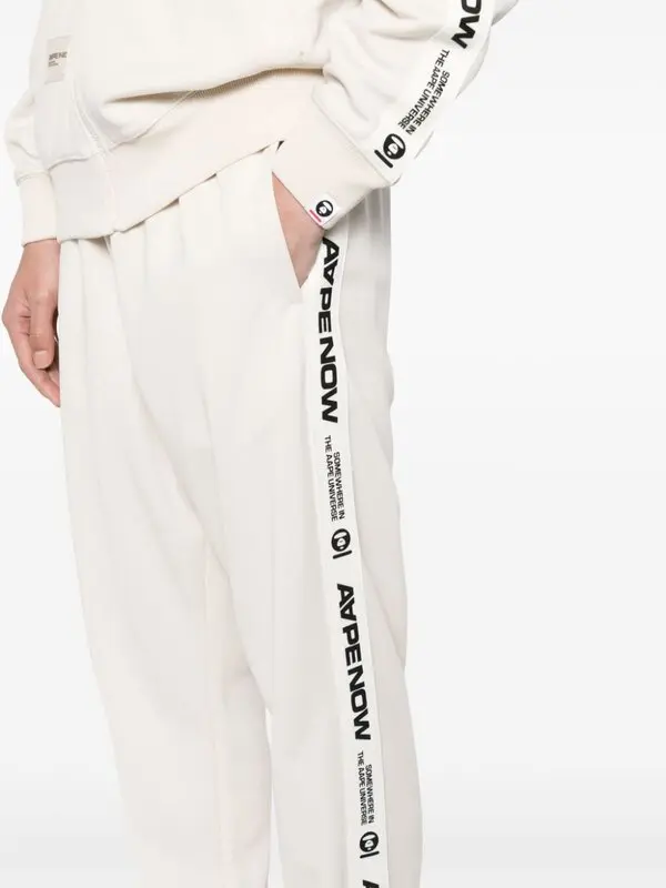 AAPE BY *A BATHING APE Logo-embroidered Track Pants