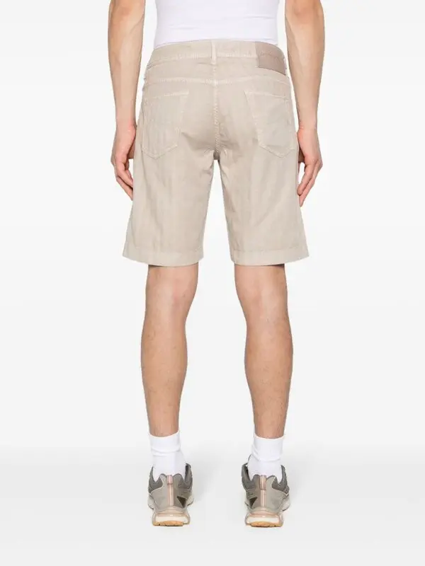 Jacob Cohen Lou Herringbone Shorts - Neutrals