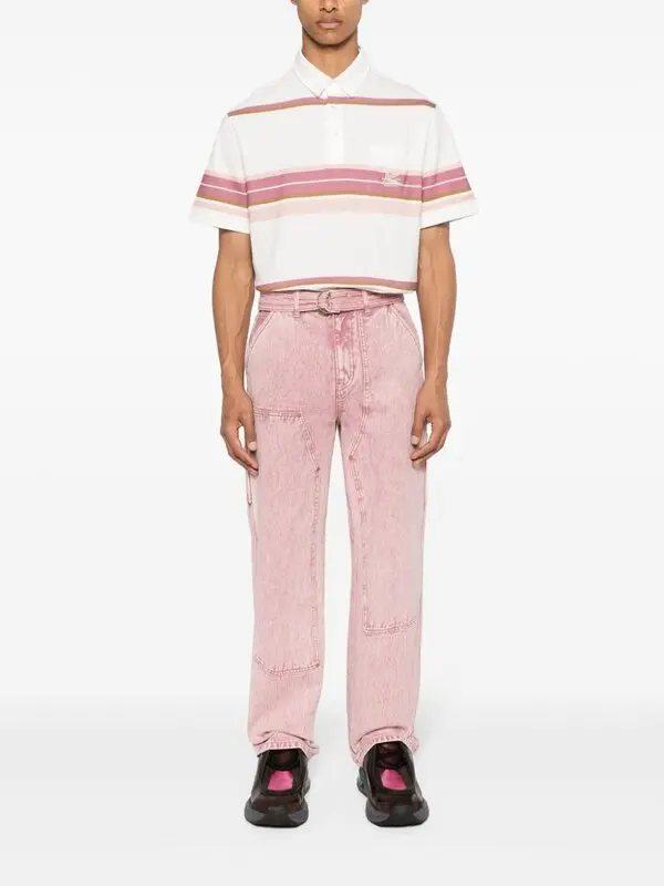 Etro Pegaso-motif Cotton Polo Shirt