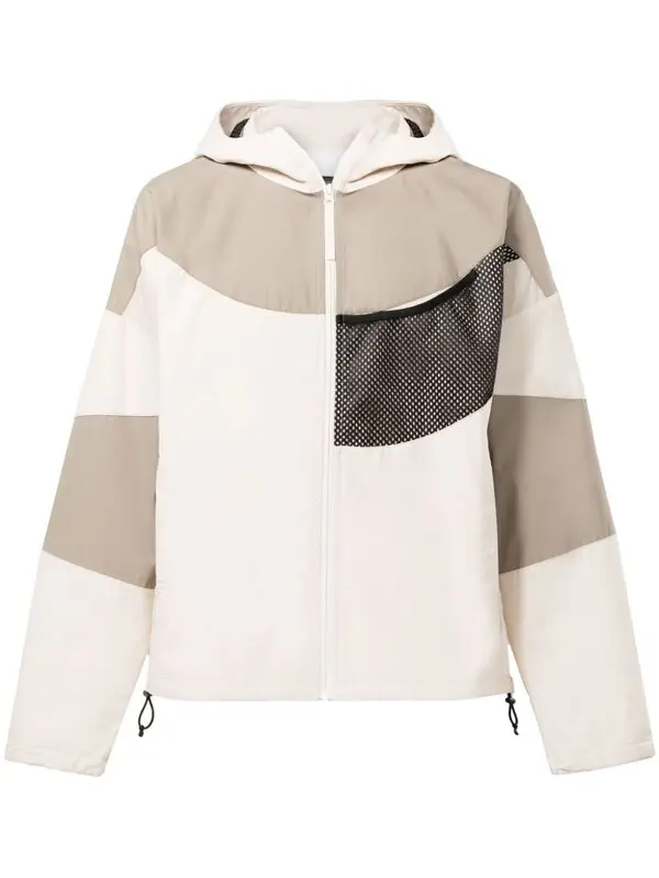 REEBOK Patchwork Hooded Windbreaker