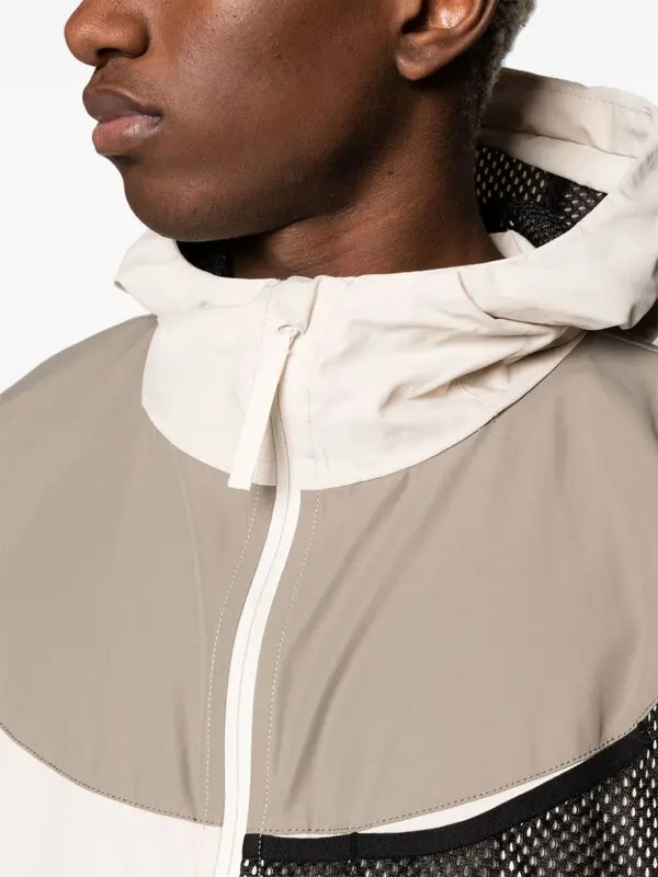 REEBOK Patchwork Hooded Windbreaker