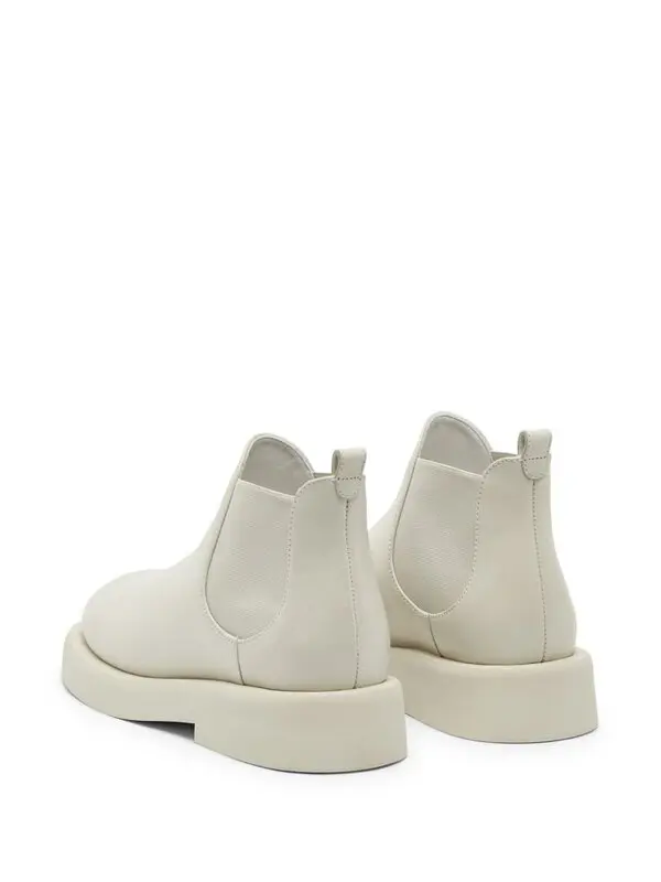 Marsèll Gommello Leather Chelsea Boots - White