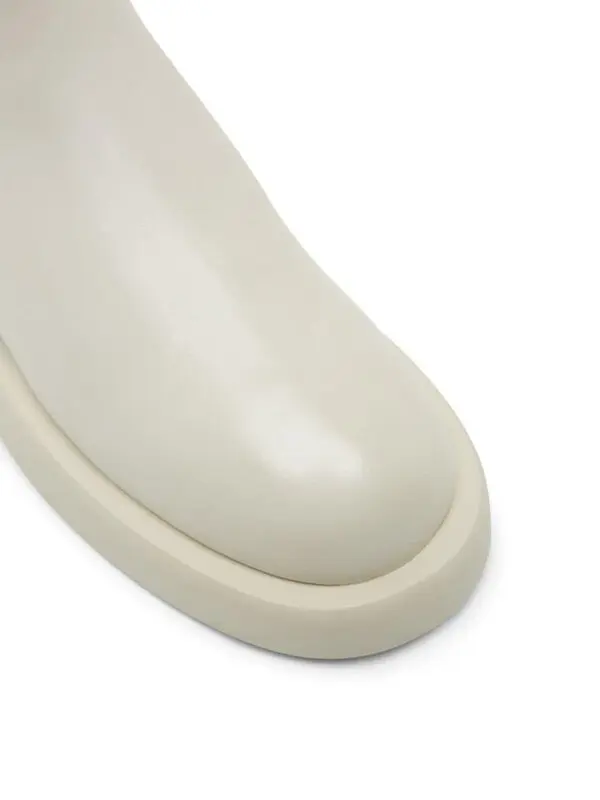 Marsèll Gommello Leather Chelsea Boots - White