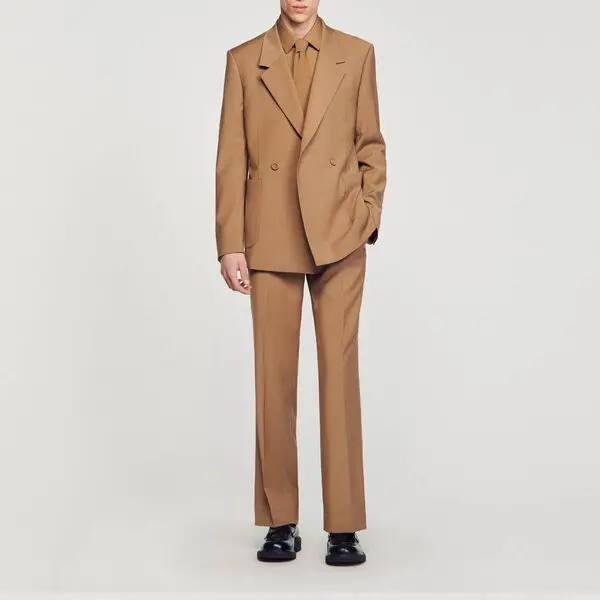 Sandro Double-breasted Suit Jacket