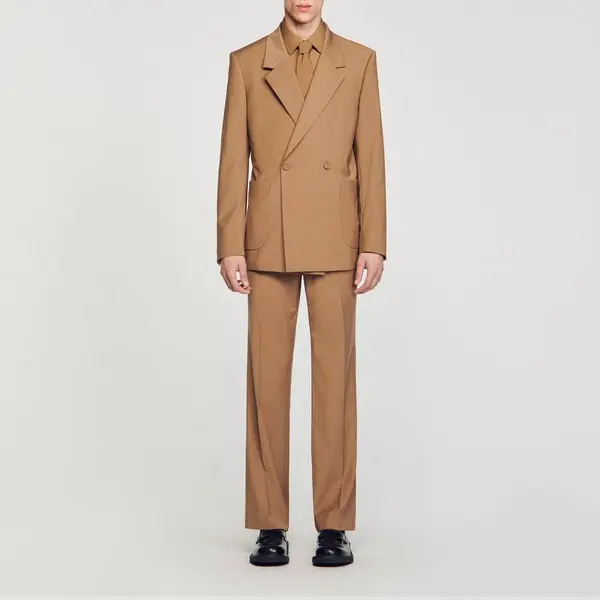 Sandro Double-breasted Suit Jacket