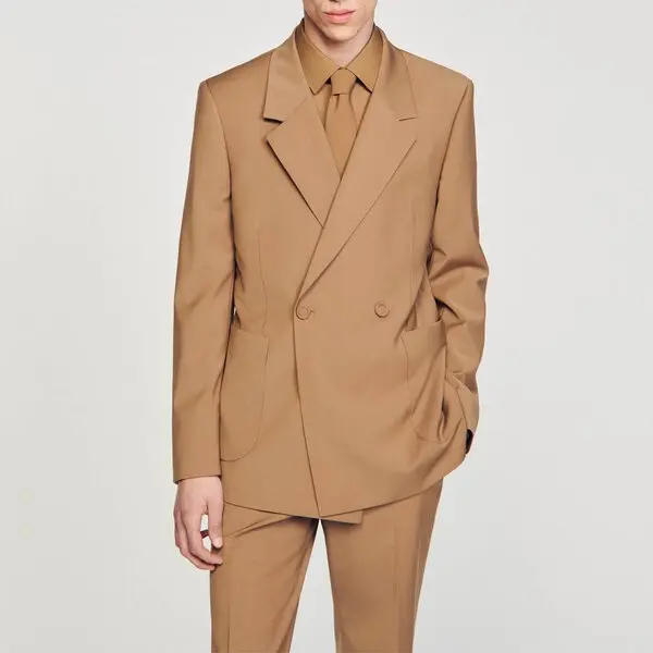 Sandro Double-breasted Suit Jacket