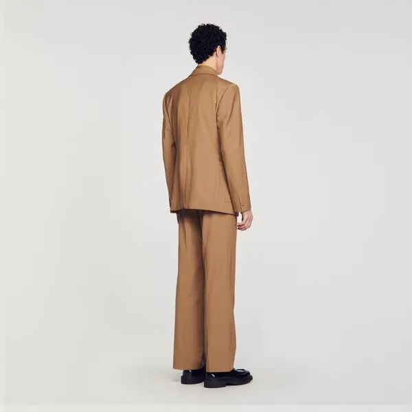 Sandro Double-breasted Suit Jacket