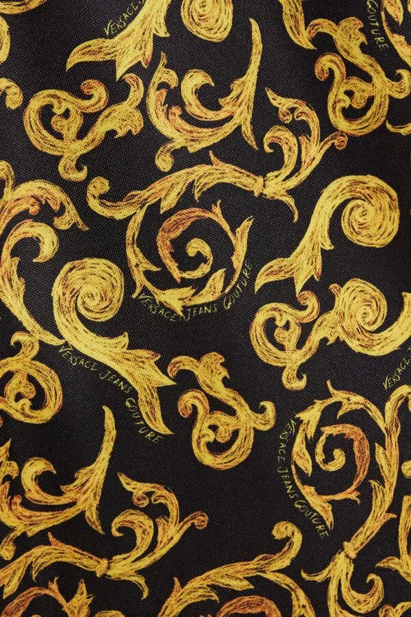 Versace Printed Jersey Drawstring Shorts