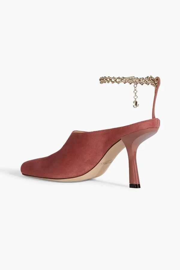JIMMY CHOO Betha 85 Suede Pumps