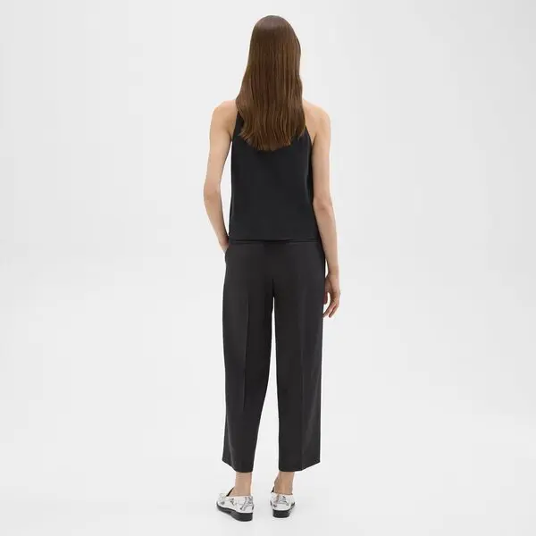 Theory Straight Pull-on Pant - Black