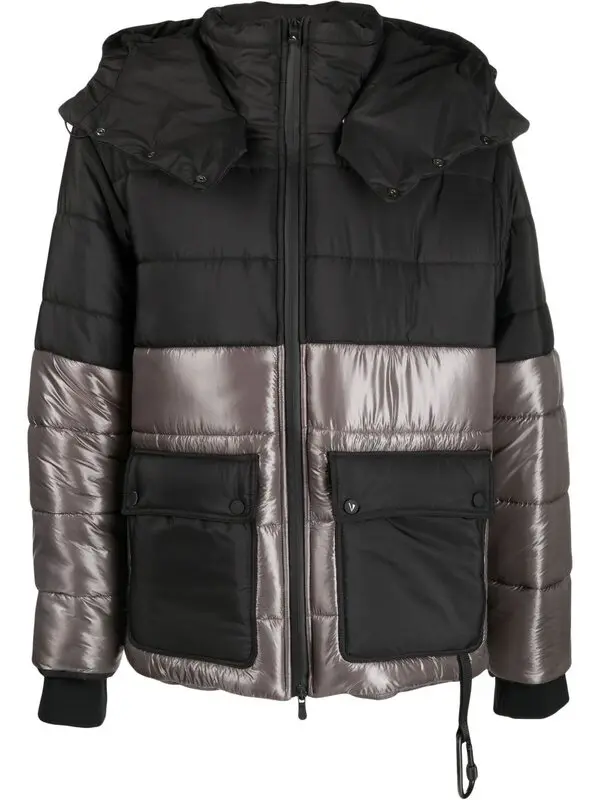 MAUNA KEA Two-tone Padded Jacket - Black