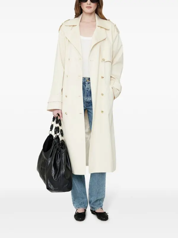 ANINE BING Layton Button-detail Oversized Trench