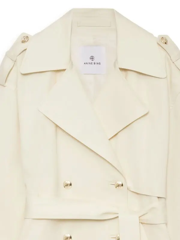 ANINE BING Layton Button-detail Oversized Trench