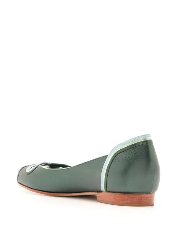 STUDIO CHOFAKIAN Muniz Cut-out Ballet Pumps