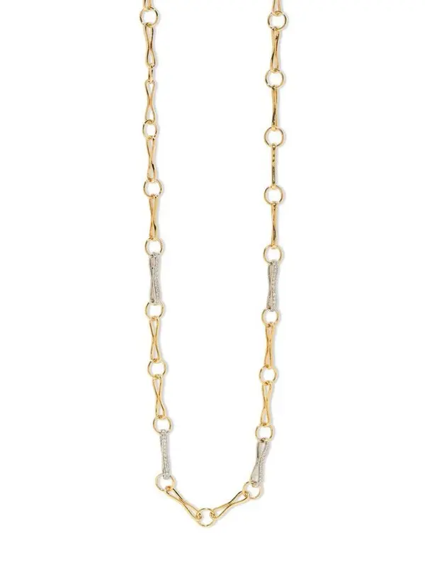 AZLEE 18kt Diamond Chain Necklace - Gold