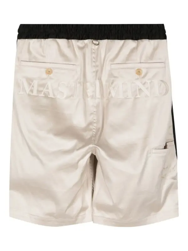 MASTERMIND WORLD Colour-block Cotton Shorts