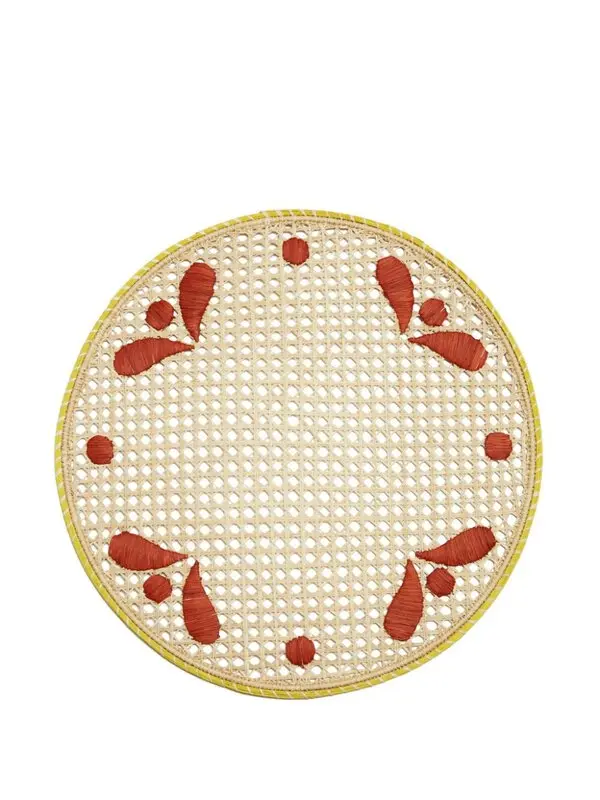 La DoubleJ Round Raffia Placemat