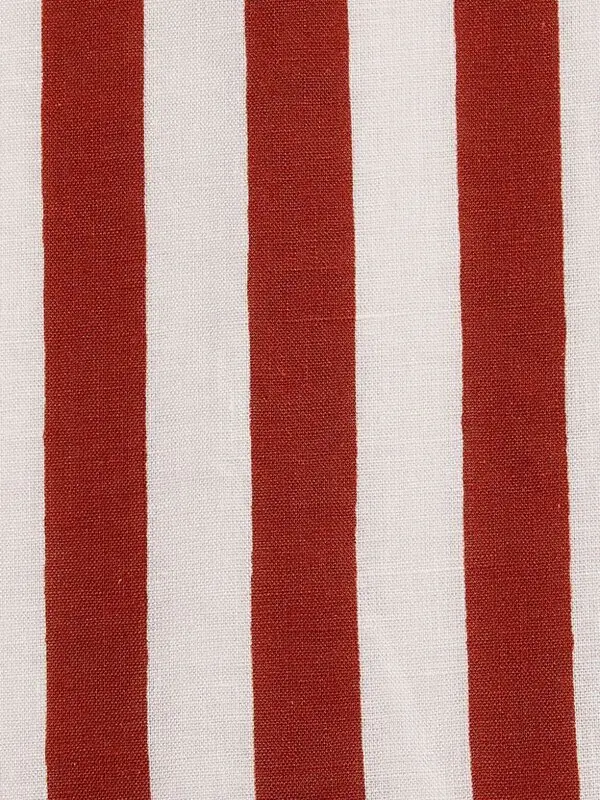 La DoubleJ Striped Linen Placemats - Orange