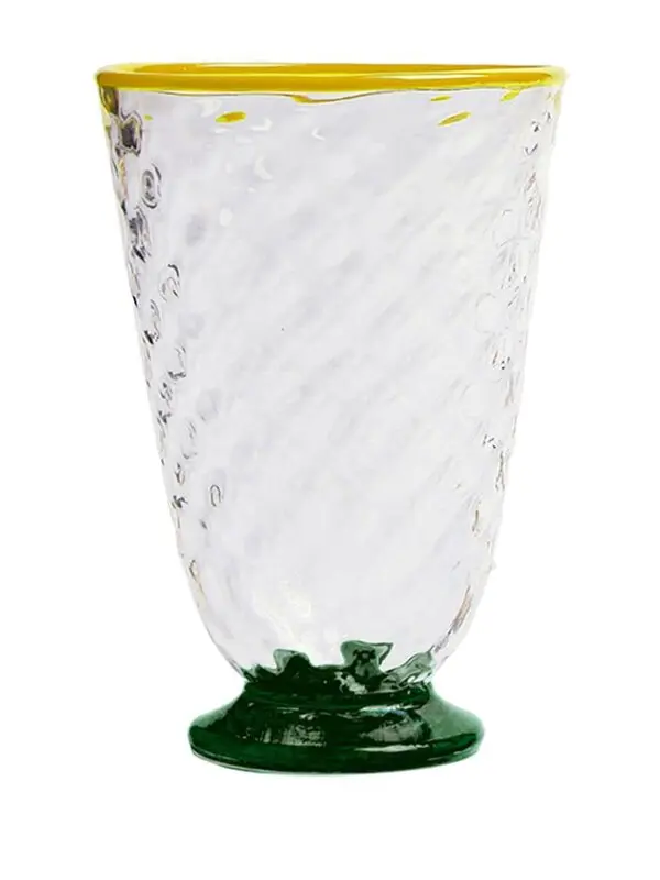 La DoubleJ Quilted Contrast-trim Glass