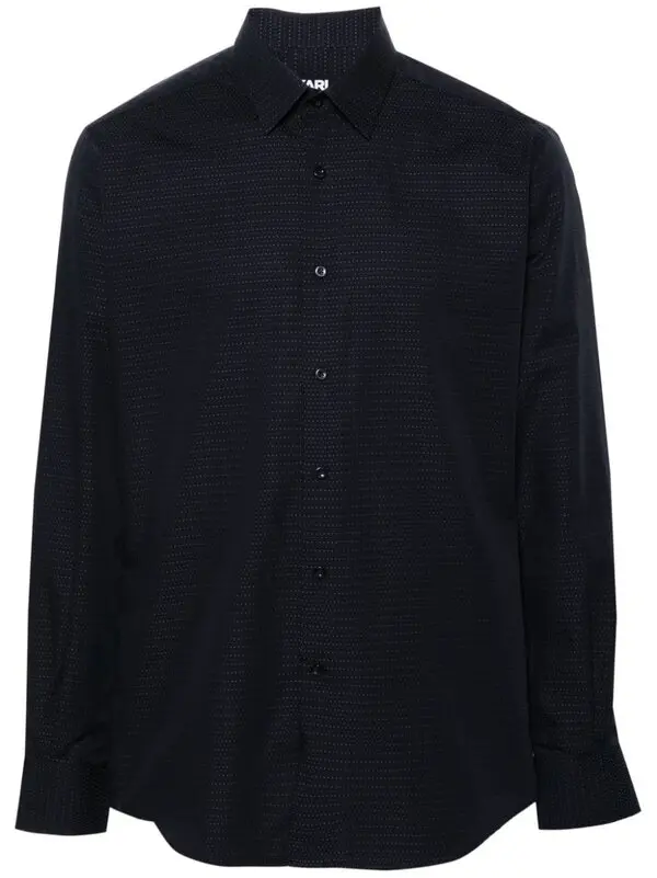 Karl Lagerfeld Polka-dot Cotton Shirt