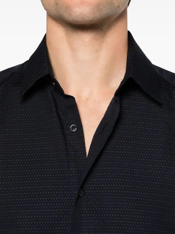 Karl Lagerfeld Polka-dot Cotton Shirt
