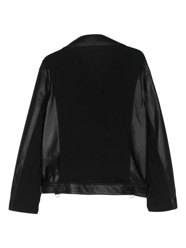 UNDERCOVERISM Panelled Leather Biker Jacket