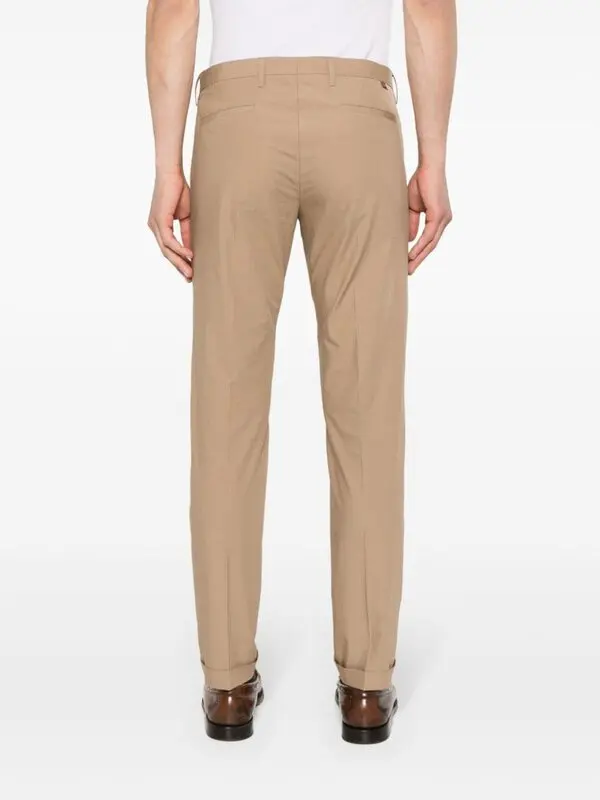 Paul Smith Pressed-crease Cotton Trousers