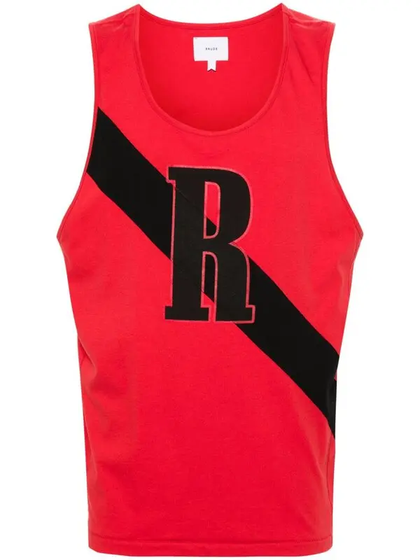 Rhude Cotton Jersey Tank Top