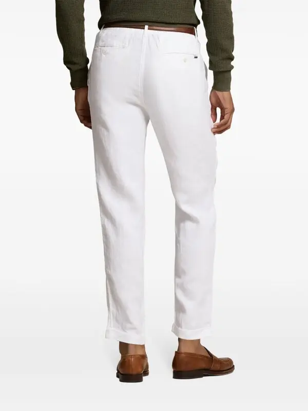 Polo Ralph Lauren Drawstring-waist Linen Trousers