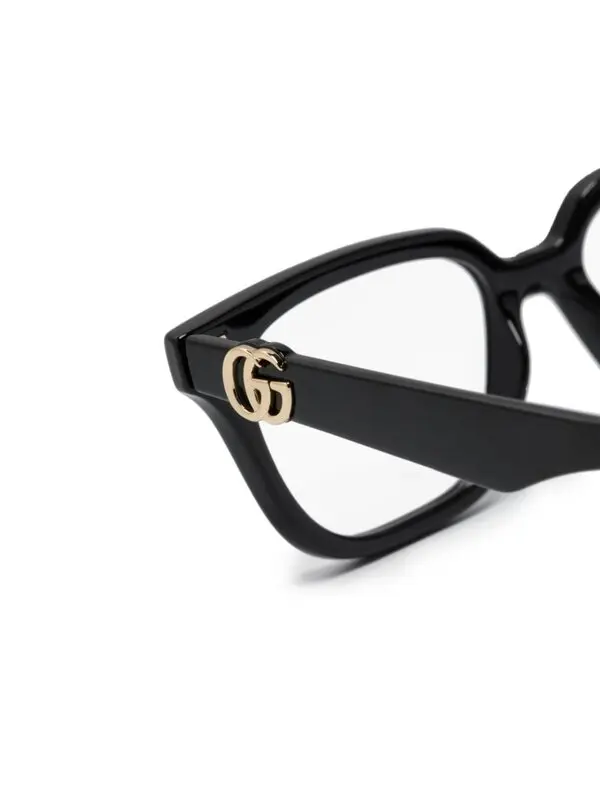 Gucci Double G Square-frame Glasses