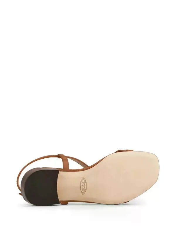 TOD'S Flat Leather Sandals