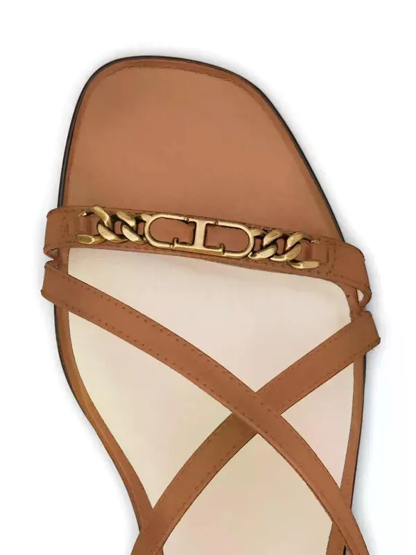 TOD'S Flat Leather Sandals