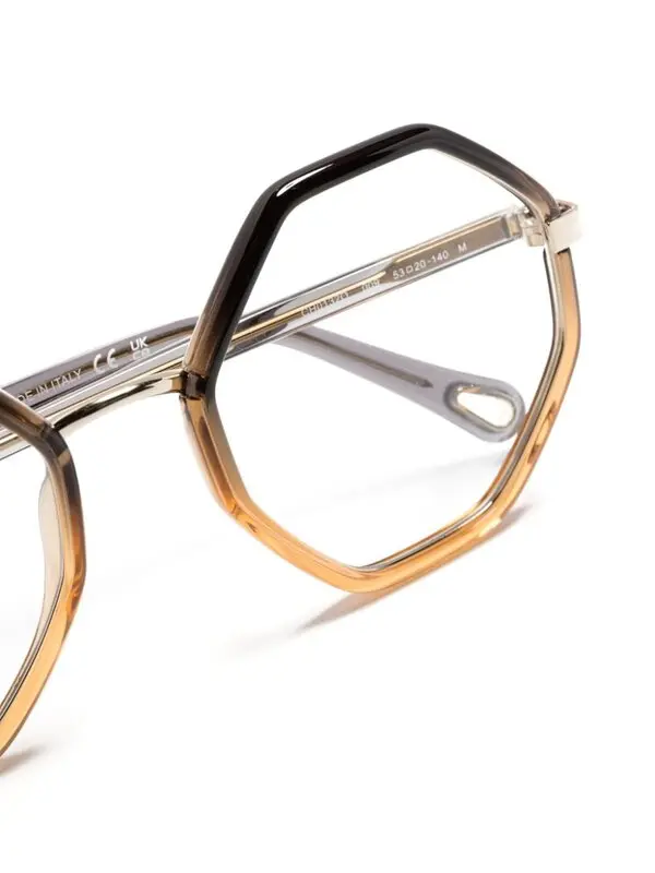Chloé Oversized Octagon Frame Glasses