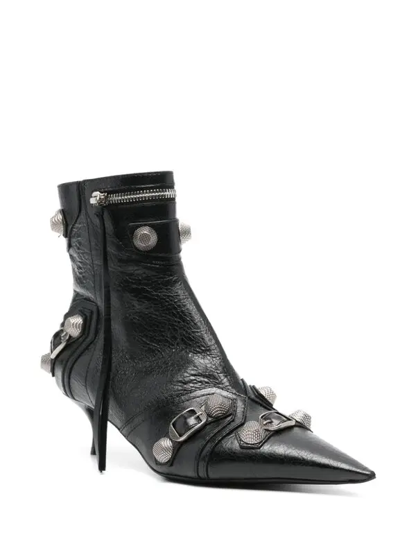 Balenciaga Cagole 55mm Leather Boots