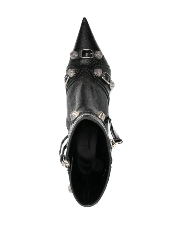 Balenciaga Cagole 55mm Leather Boots