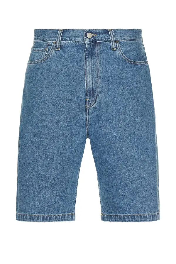 Carhartt Work In Progress Landon Denim Short - Heavy Stone Wash Blue