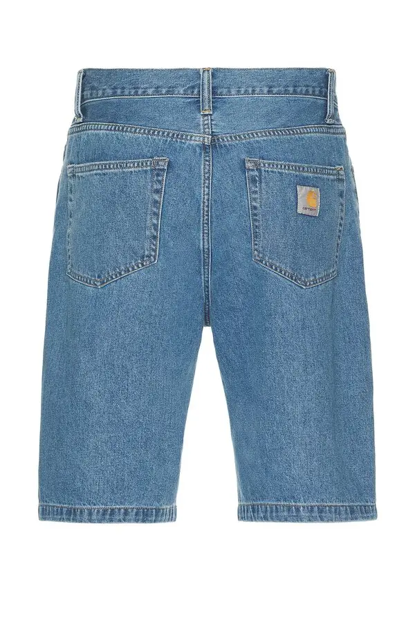 Carhartt Work In Progress Landon Denim Short - Heavy Stone Wash Blue