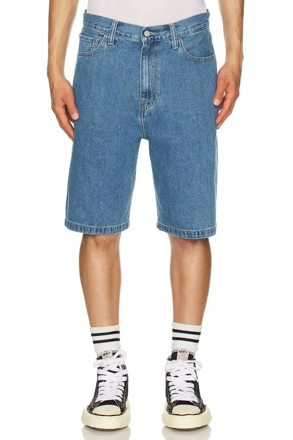 Carhartt Work In Progress Landon Denim Short - Heavy Stone Wash Blue
