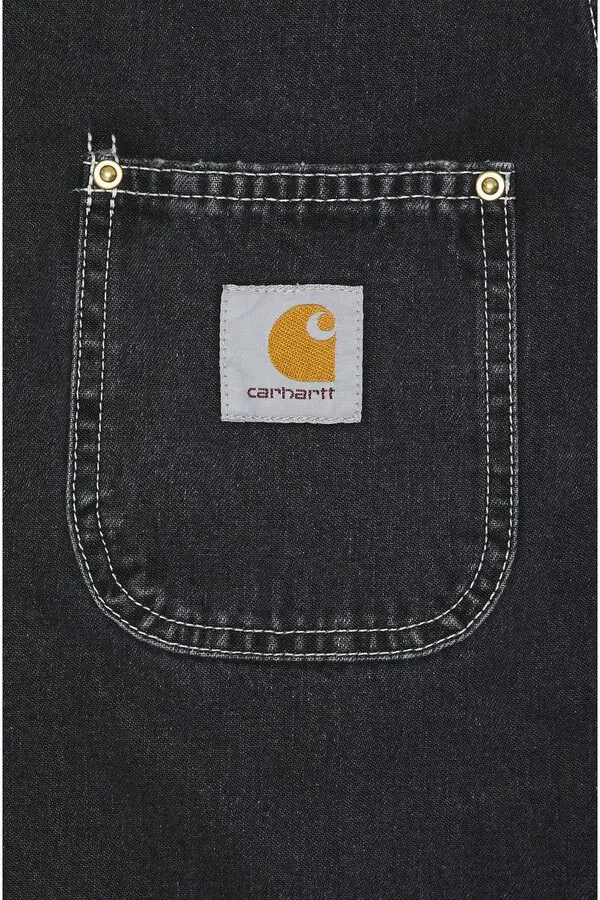 Carhartt Work In Progress Og Chore Coat - Black Heavy Stone Wash