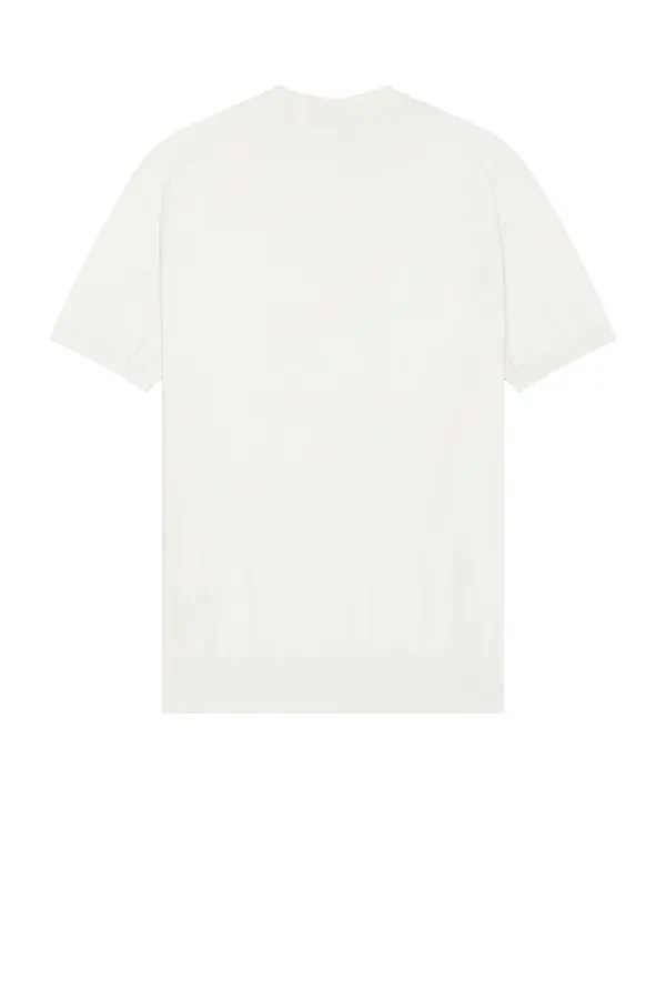 Club Monaco Tech Johnny Collar Polo In White