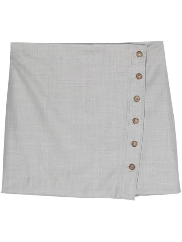 Loulou De Saison Mahaz Virgin Wool Mini Skirt