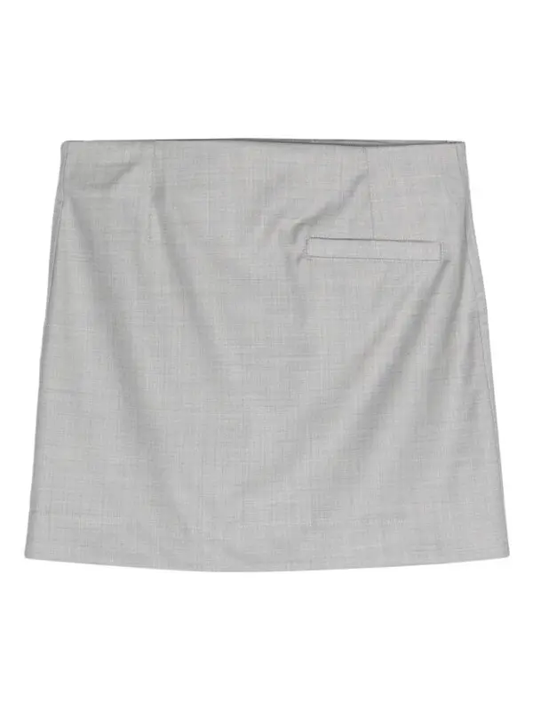 Loulou De Saison Mahaz Virgin Wool Mini Skirt
