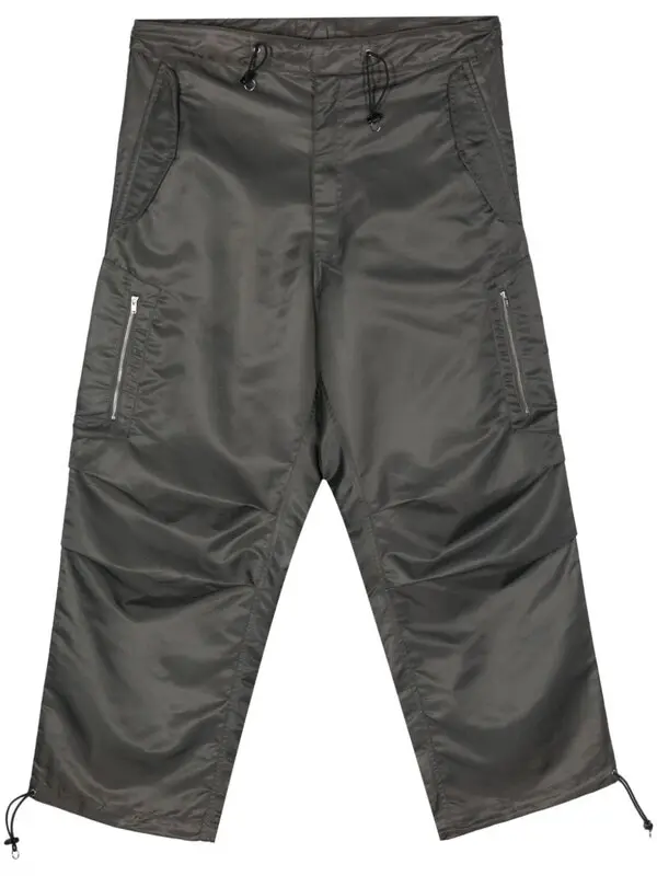 Random Identities Gathered-detail Drawstring Trousers