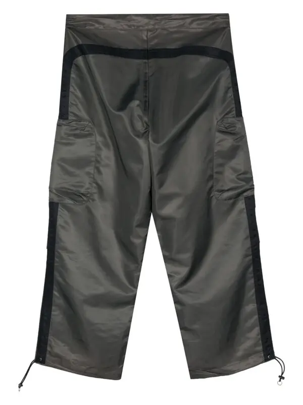 Random Identities Gathered-detail Drawstring Trousers