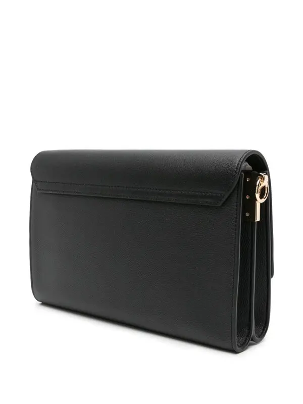 Moschino Logo-plaque Leather Shoulder Bag