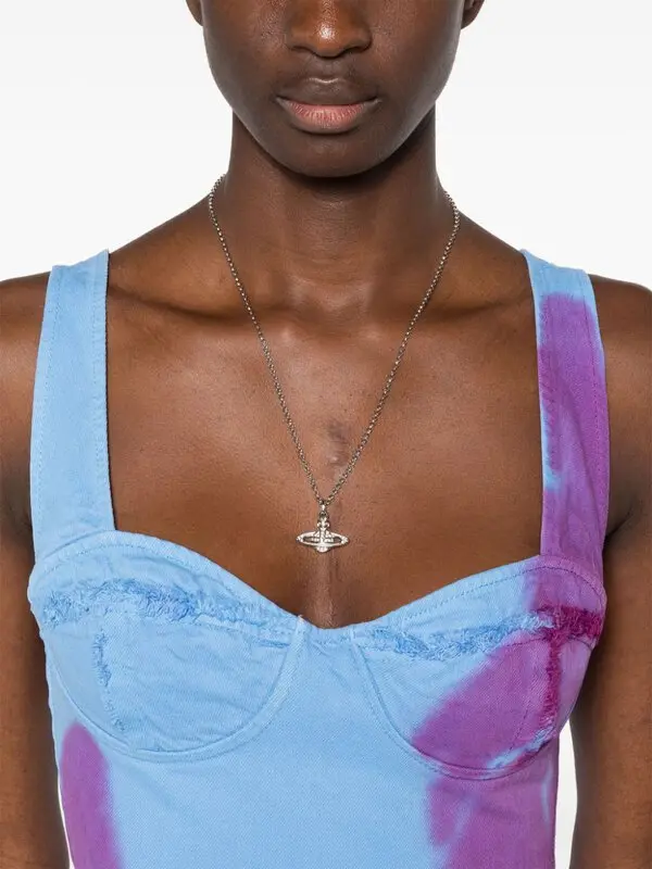 VIVIENNE WESTWOOD Mini Bas Relief Orb Necklace